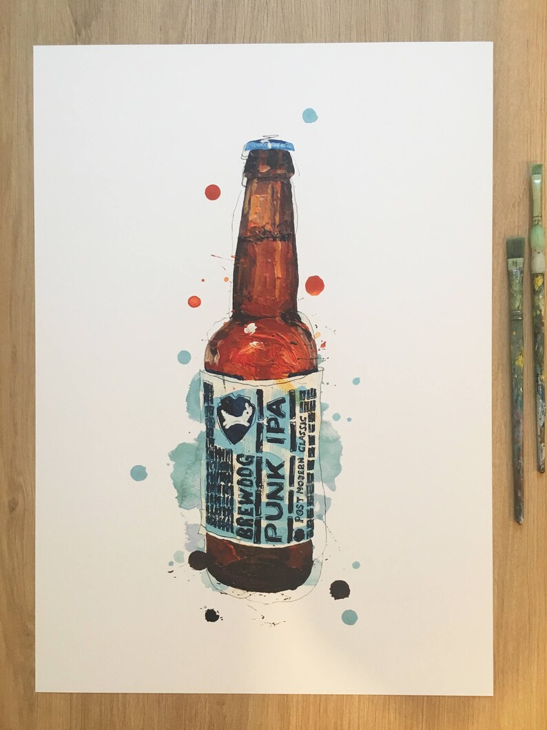 Brewdog Punk IPA Craft Beer Wall Art Print - Etsy UK