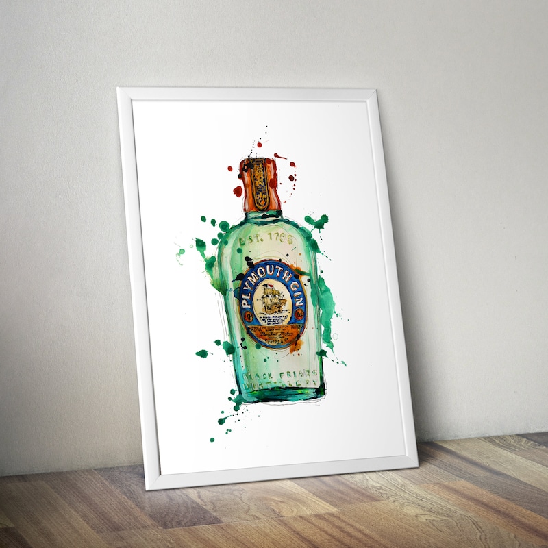 Gin Print - Etsy UK