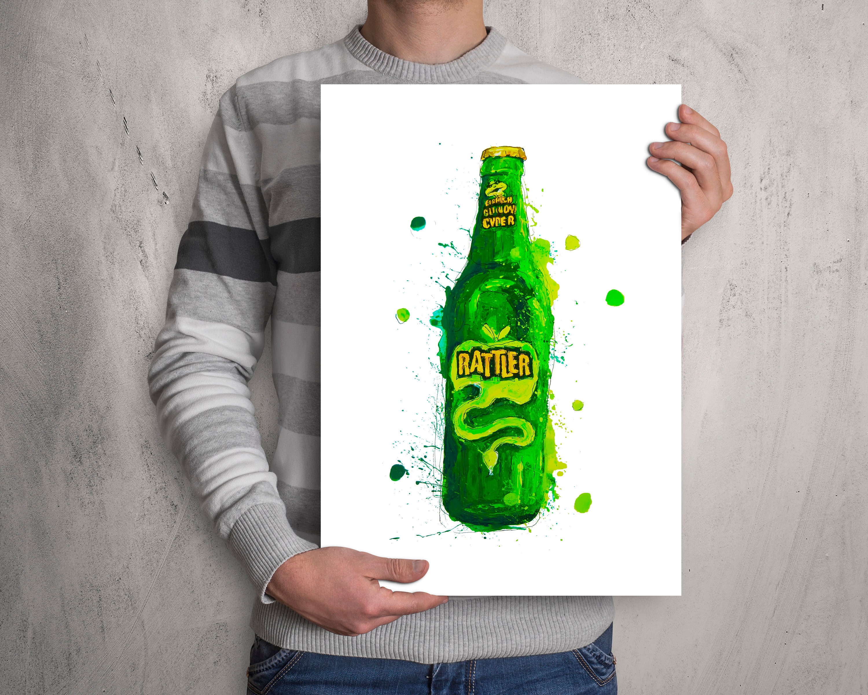 Rattler Cyder cider Wall Art Print - Etsy UK