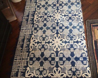 Antique Coverlet - Etsy