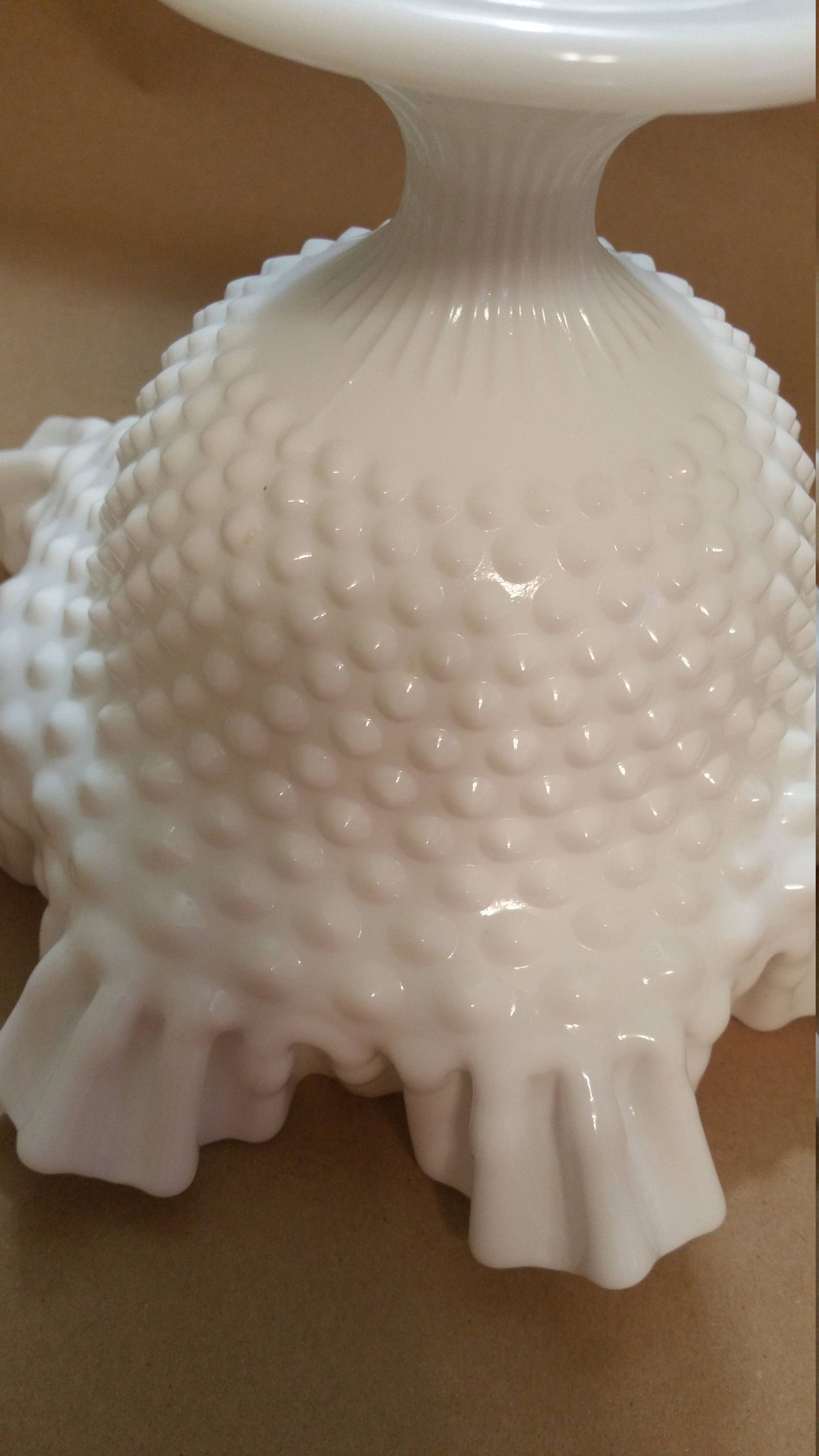 Milk Glass Dish by Fenton With the Hobnail Pattern - Etsy