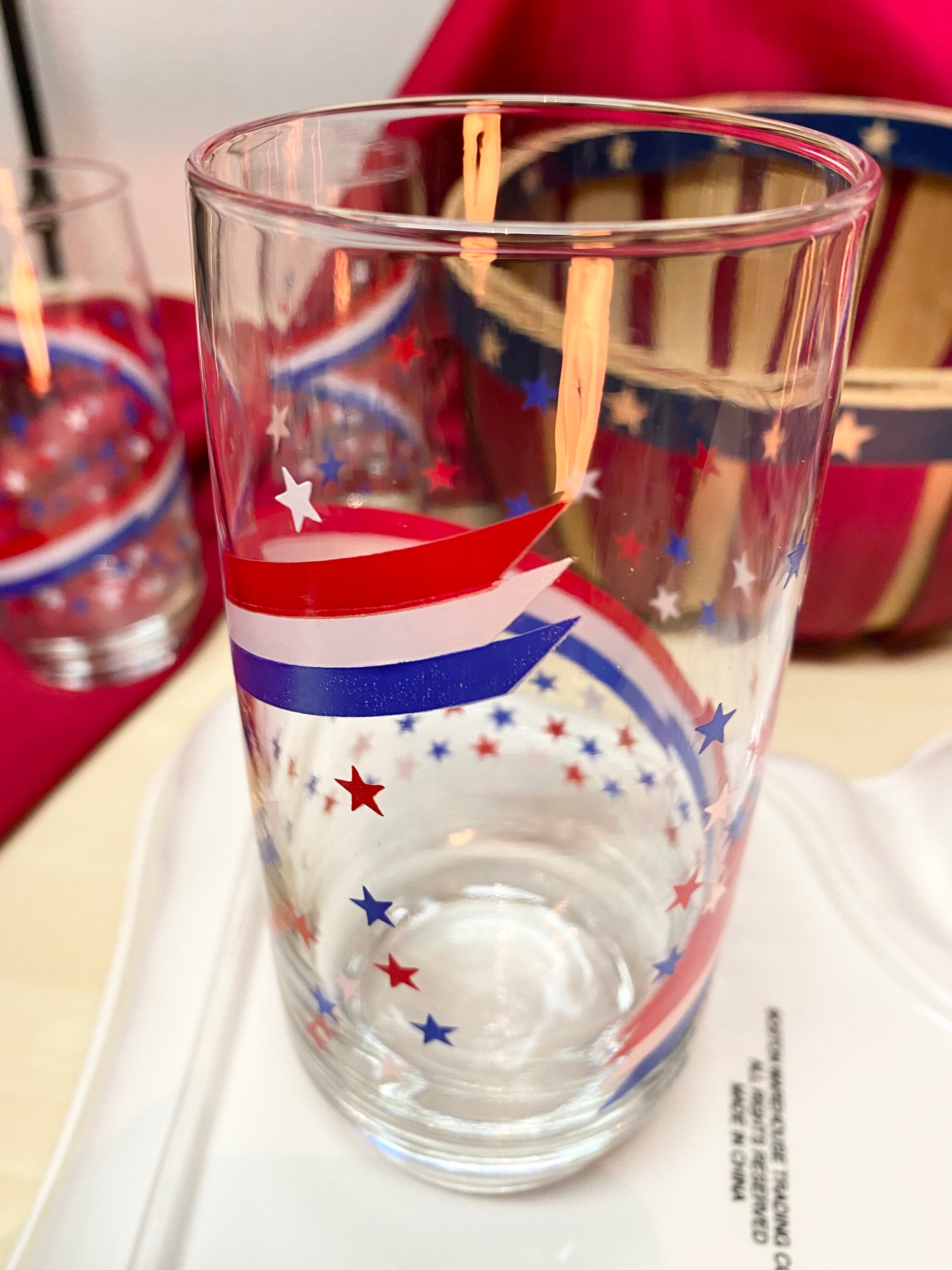 Patriotic Party Chip/ Dip Platter Lone Star Wood Basket - Etsy