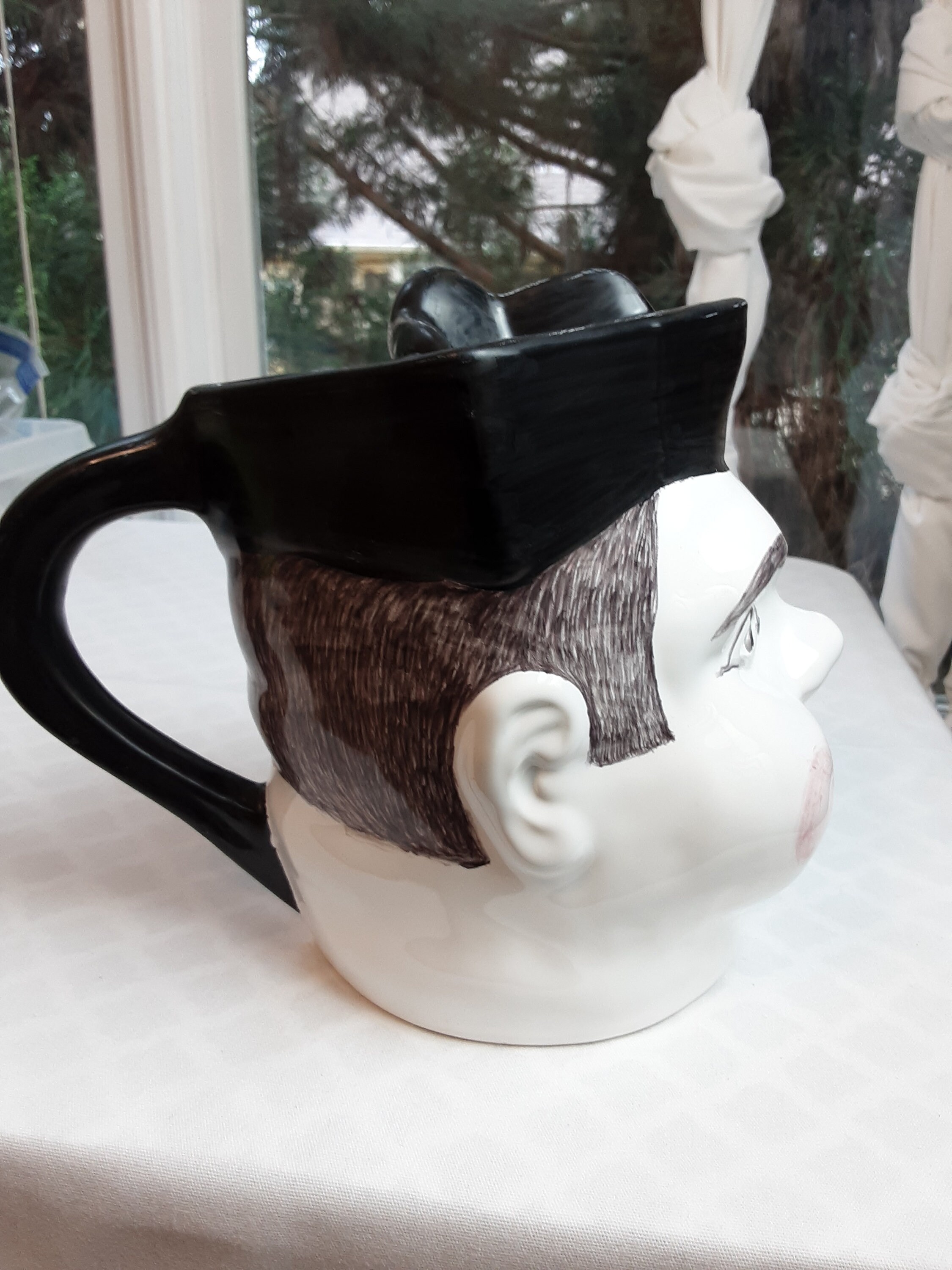 Biretta Roman Catholic Priest Pitcher Artist Estrela Signed - Etsy
