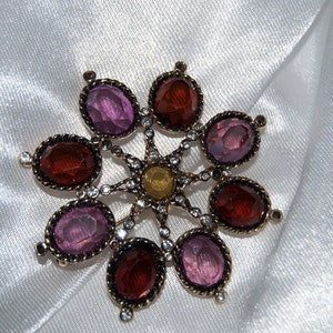 Vintage Monet Amethyst Brooch With Three Shades of Stones - Etsy