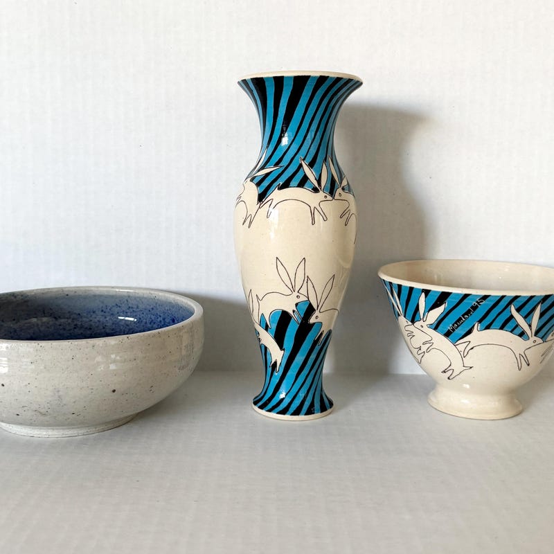 Rabbit Pottery - Etsy
