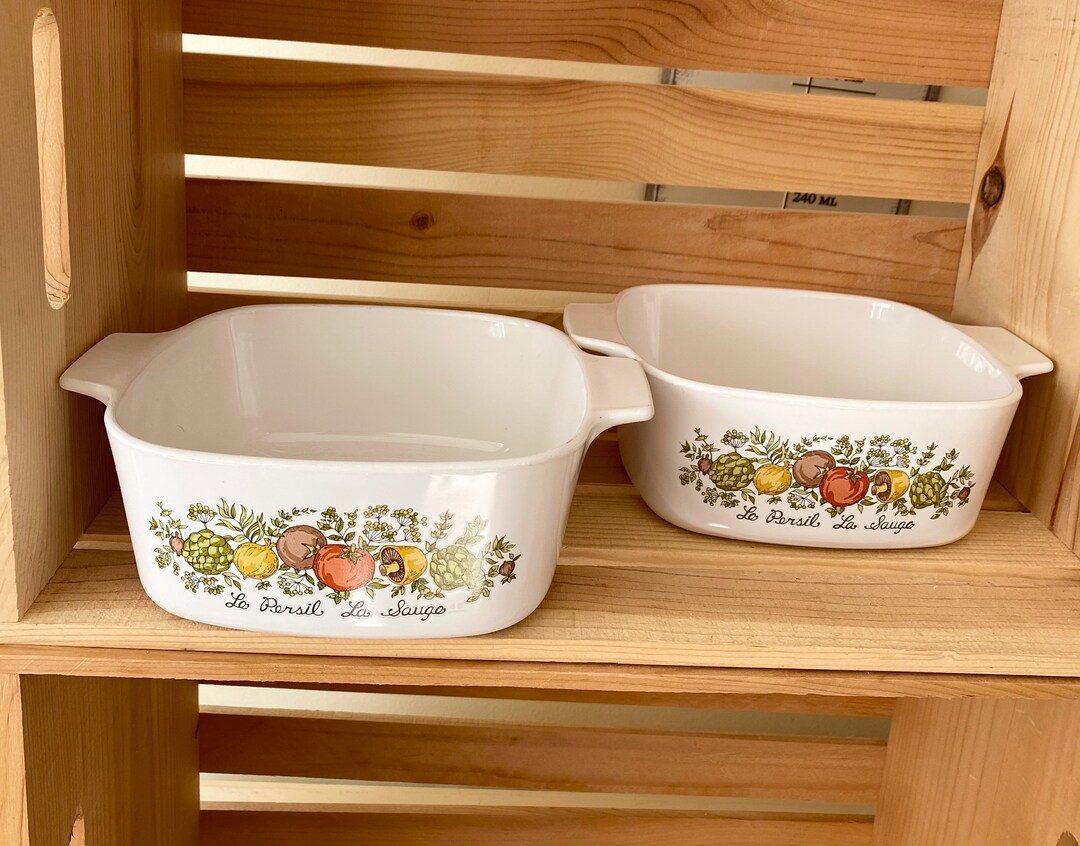 Spice of Life Pattern, Le Persil La Sauge 3 Casserole Dishes ...