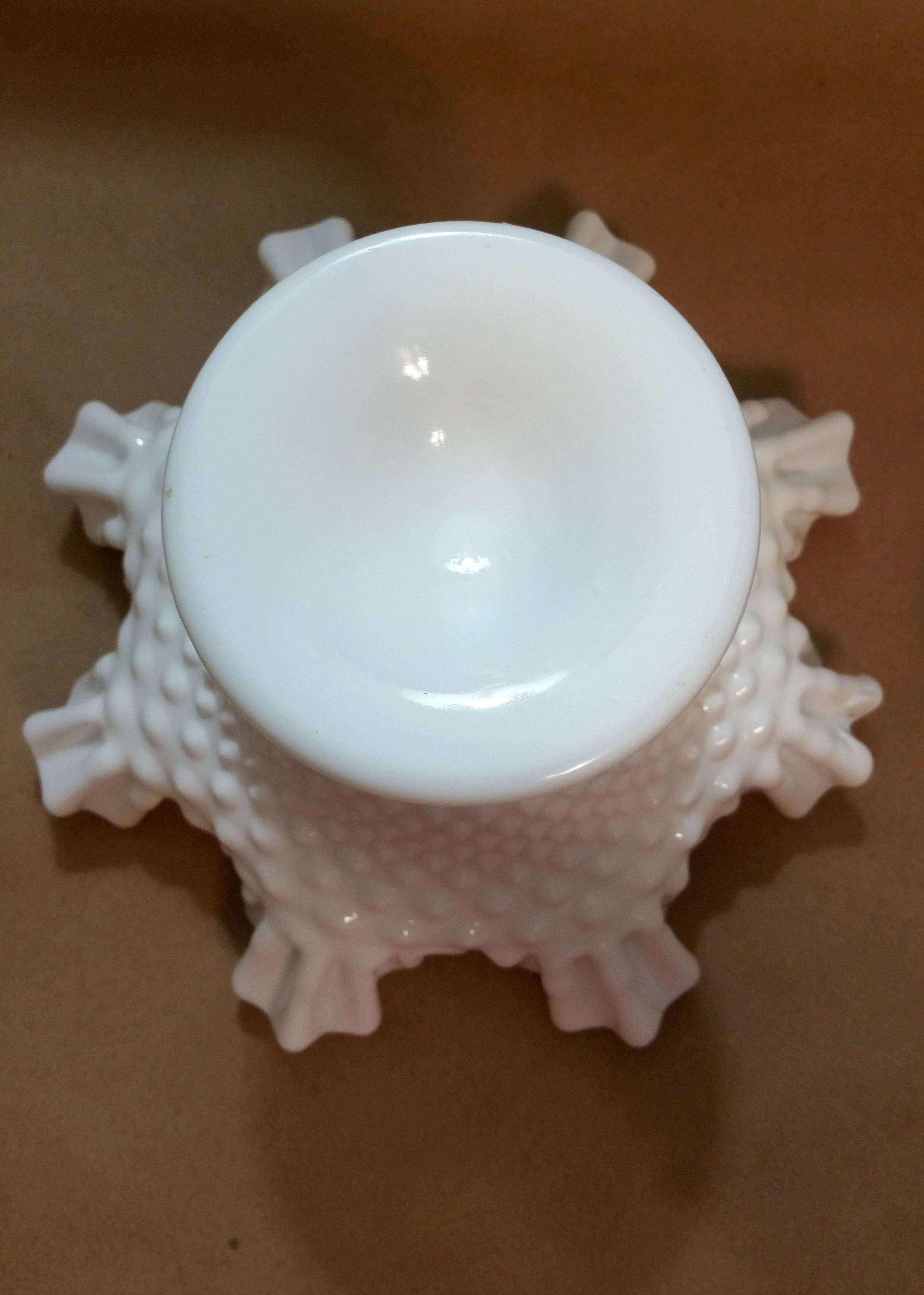 Milk Glass Dish by Fenton With the Hobnail Pattern - Etsy