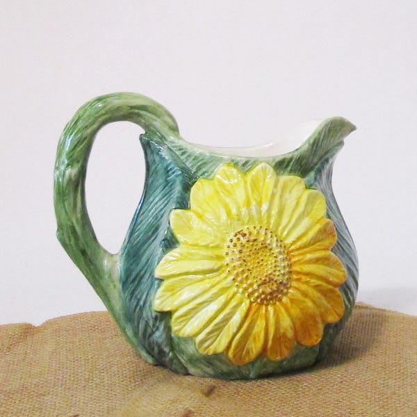Sunflower Pitcher - Etsy