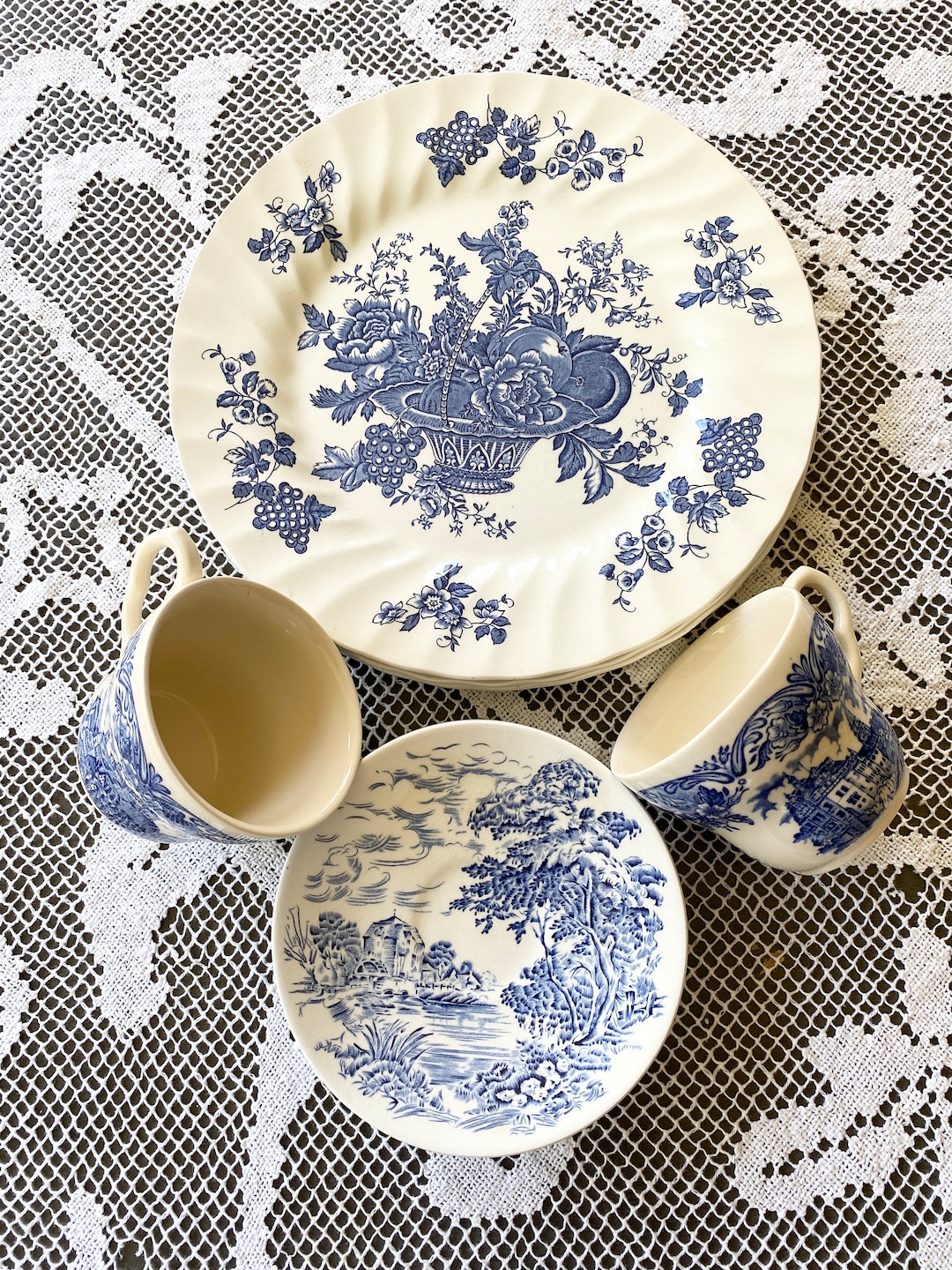 Bountiful by Myott Meakin Plates, Staffordshire England(3), Enoch ...