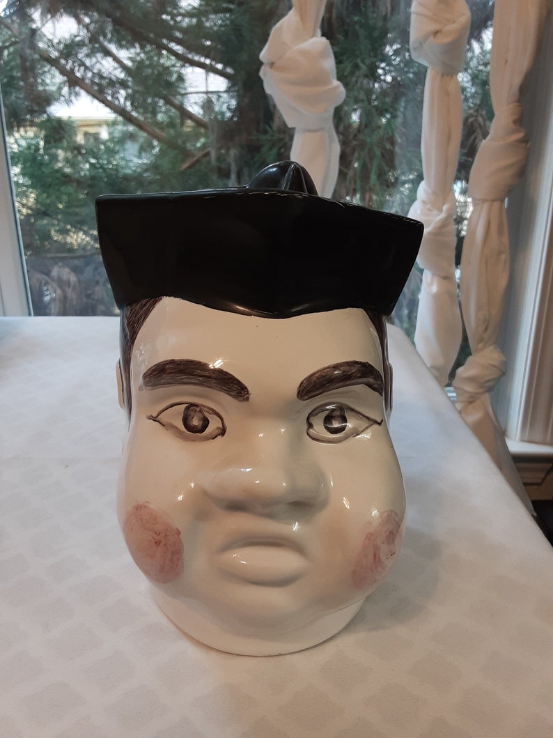 Biretta Roman Catholic Priest Pitcher Artist Estrela Signed - Etsy