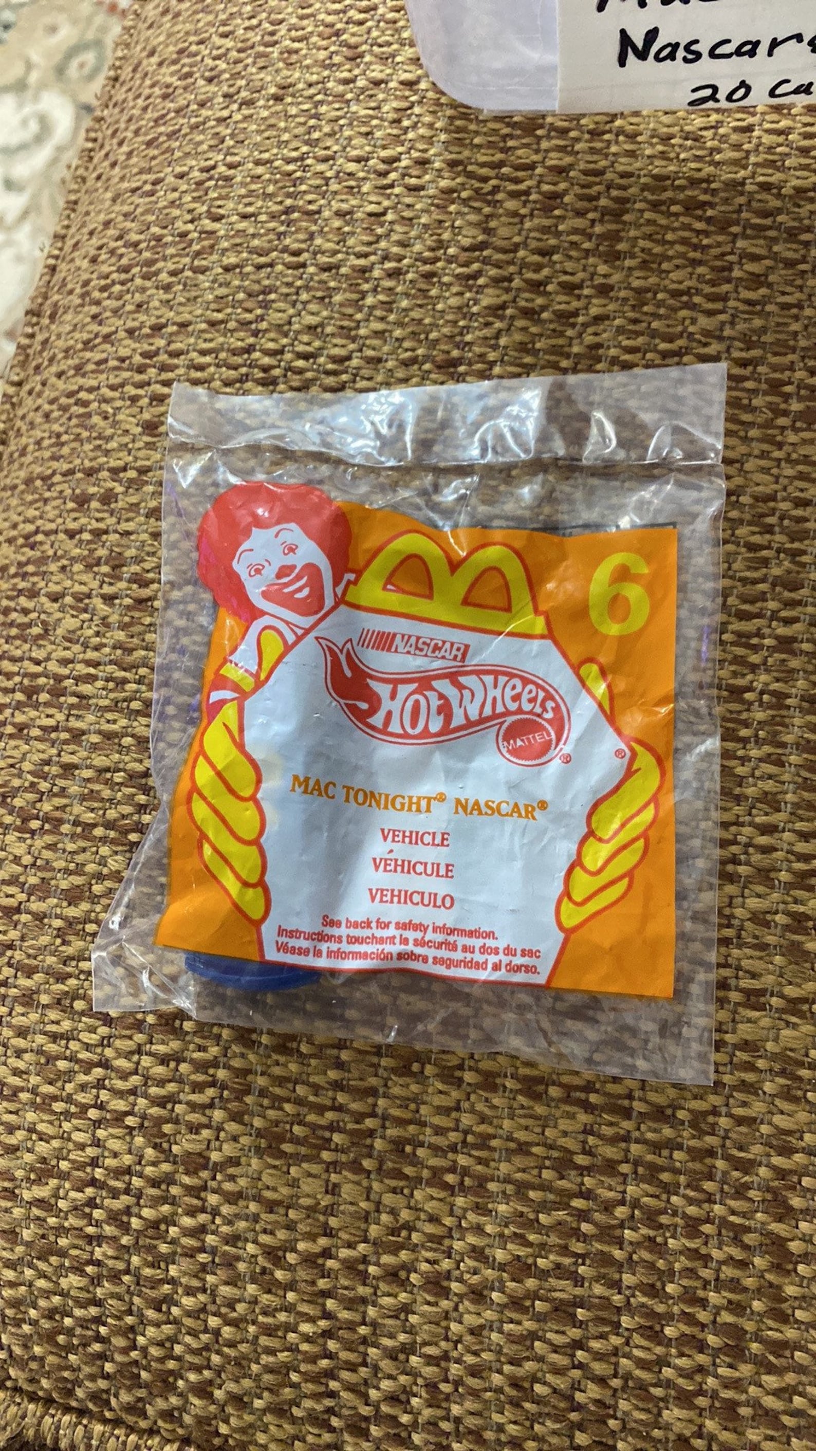 Mcdonalds NASCAR Hotwheels Mac Tonight Cars 18 Available - Etsy