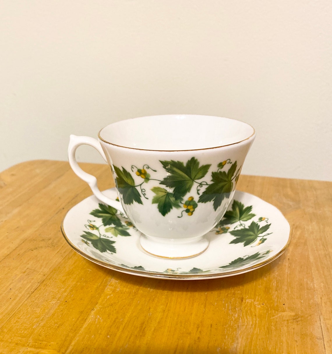 Queen Anne Bone China, Made in England Bone China Tea Cup and Saucer - Etsy