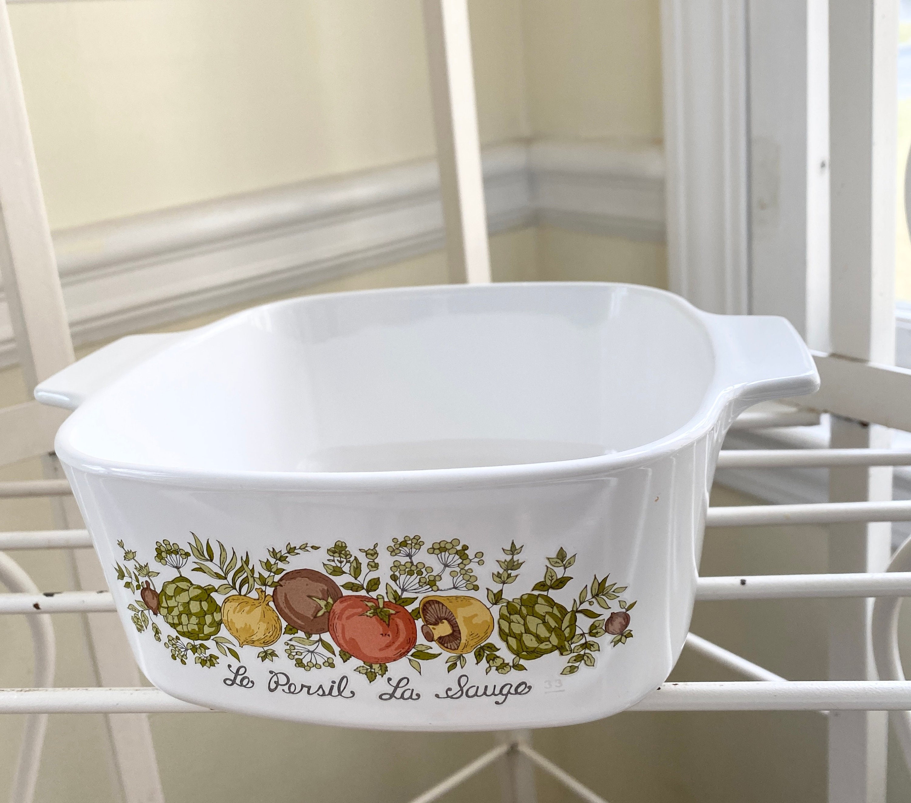 Spice of Life Pattern, Le Persil La Sauge 3 Casserole Dishes ...