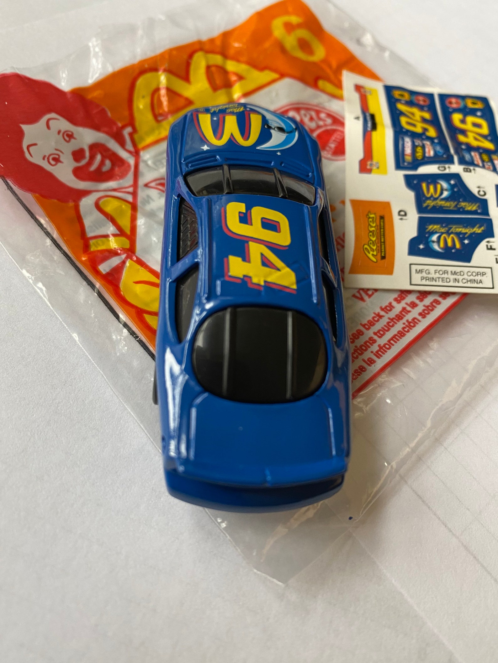 Mcdonalds NASCAR Hotwheels Mac Tonight Cars (18 Available) - Etsy