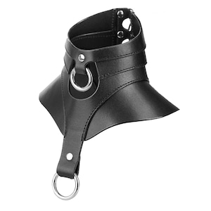 Handmade Leather Posture Collar, Wide Posture Collar, BDSM Collar ...