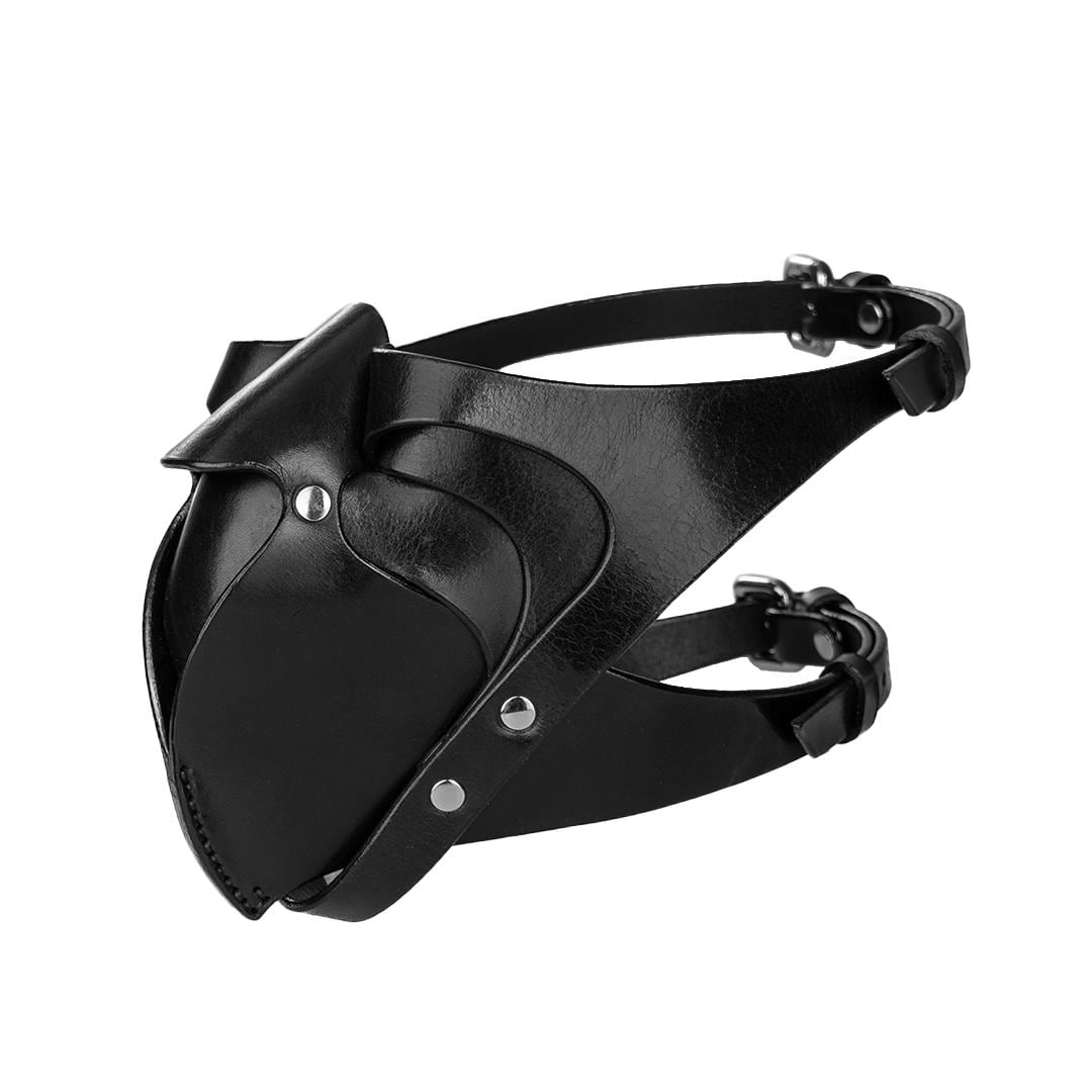 Black Respirator Leather Mask, Cosplay Mask, Cybergoth, Burning Man ...