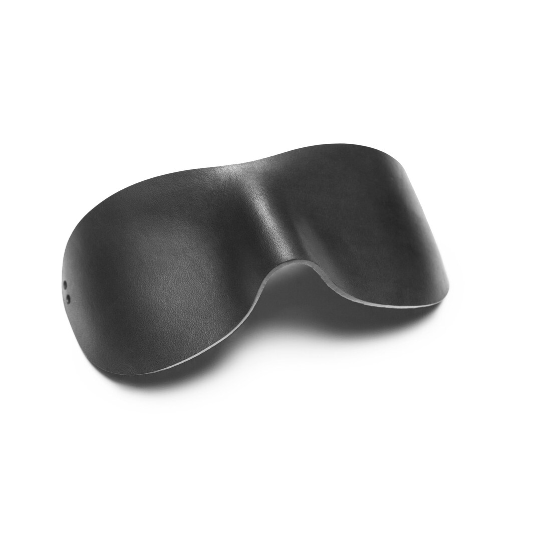 Leather Blindfold Mask Embrace the World of Sensation and Intrigue - Etsy