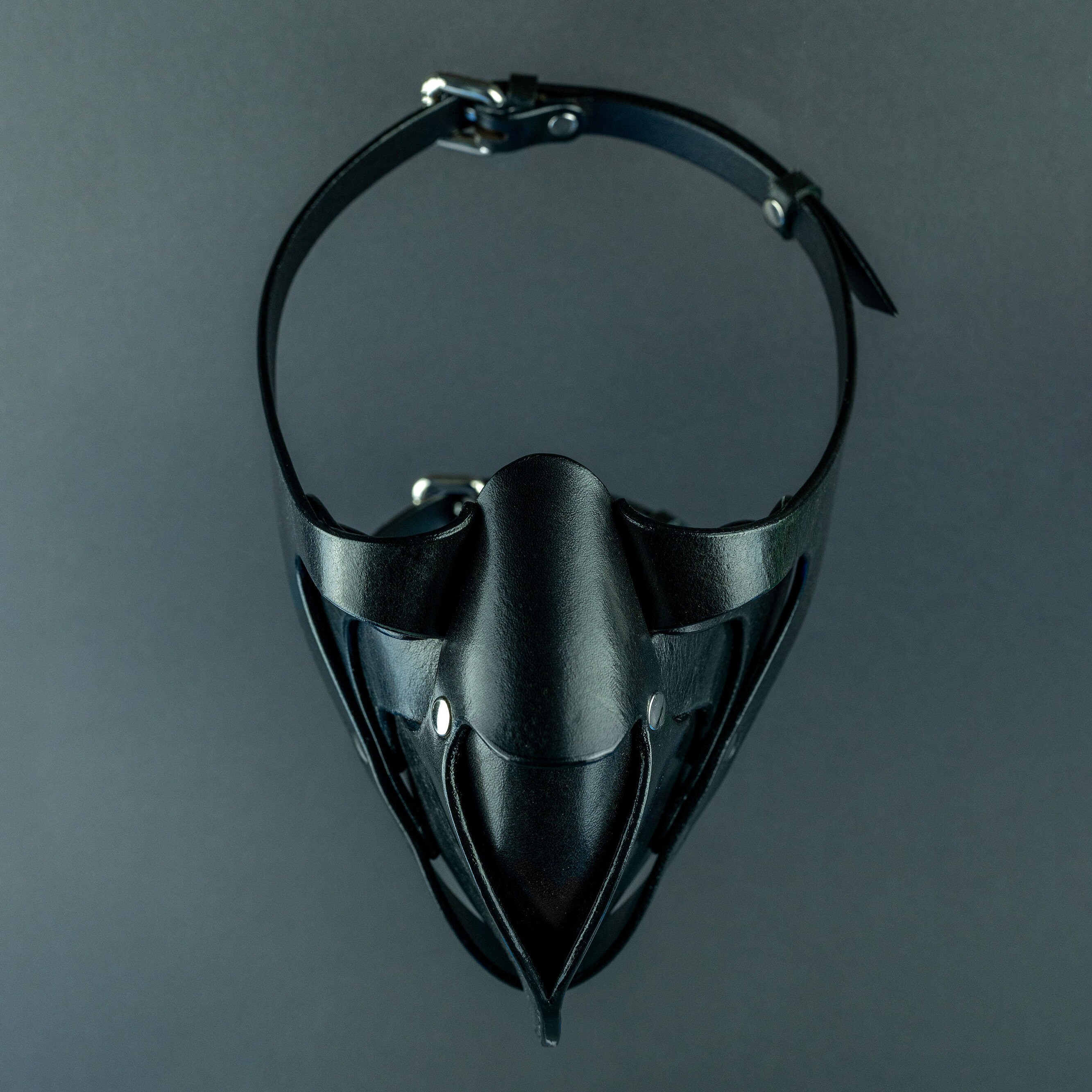 Samurai Leather Mask, Menpō, Cyberpunk Style - Etsy