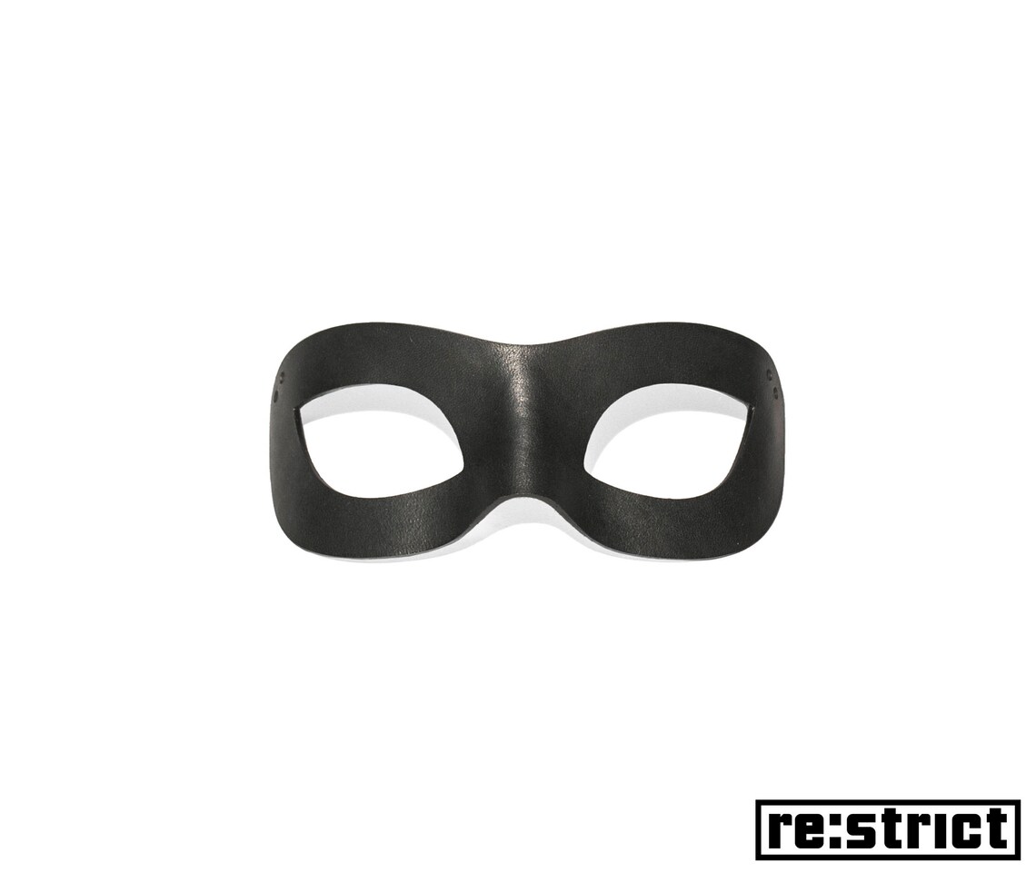 Classic Leather Mask Superhero Mask Masquerade Mask - Etsy