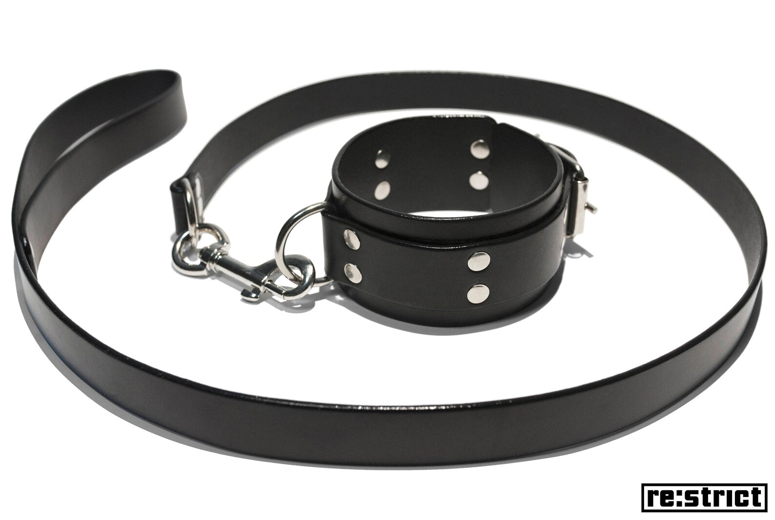 Magnus leather collar slave collar submissive collar black | Etsy