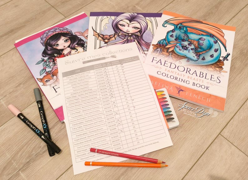 Selina Fenech's Coloring Tracking Chart. - Etsy Australia