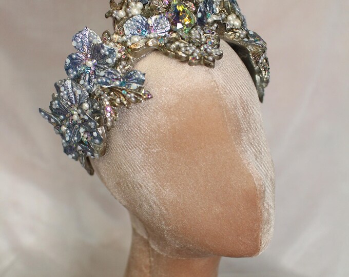 HYDRANGEA FLOWER Swimmable Mermaid Crown - Fairy Fantasy Wedding ...