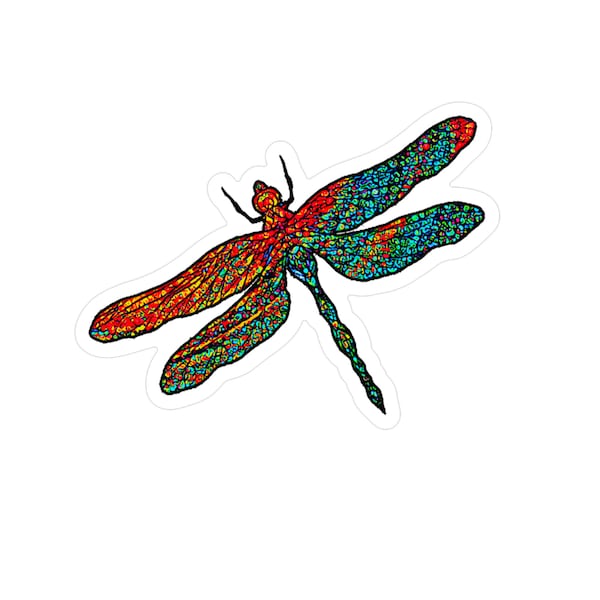 Dragonfly Sticker - Etsy