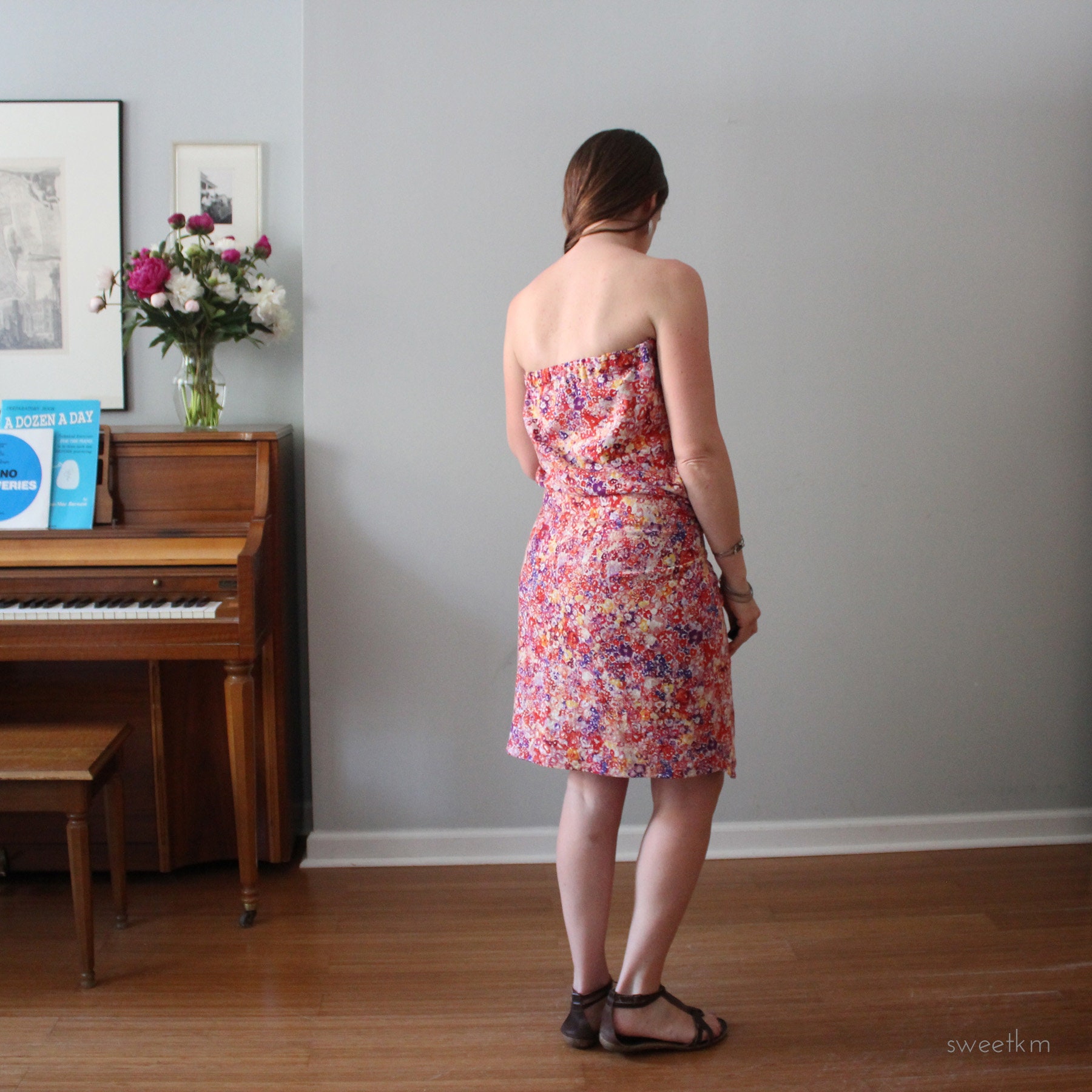 Strapless PDF Pattern for Women Easy to Sew Strapless Dress Quick ...