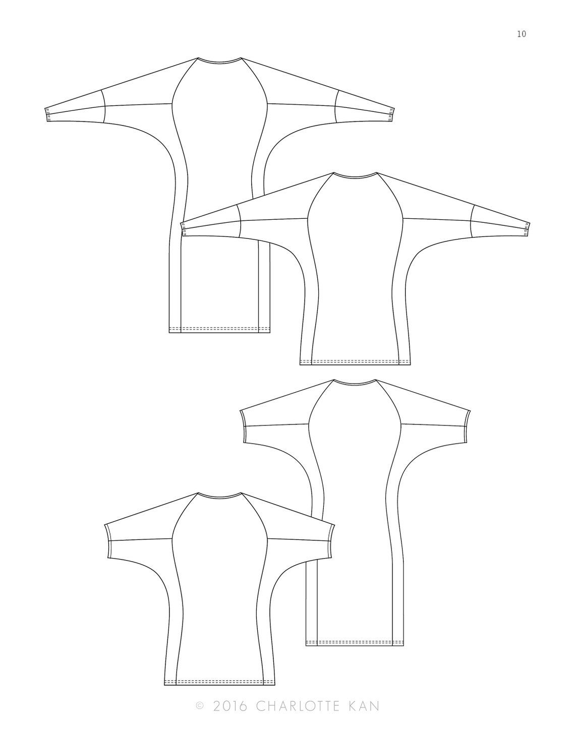 Batwing Dress / Top PDF Sewing Pattern for Women Womens Pdf - Etsy