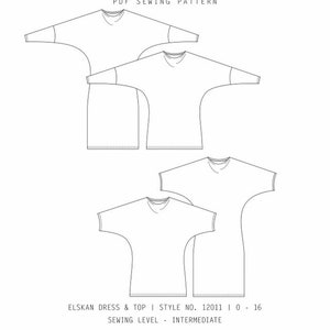 Batwing Dress / Top PDF Sewing Pattern for Women | Womens Pdf Pattern ...