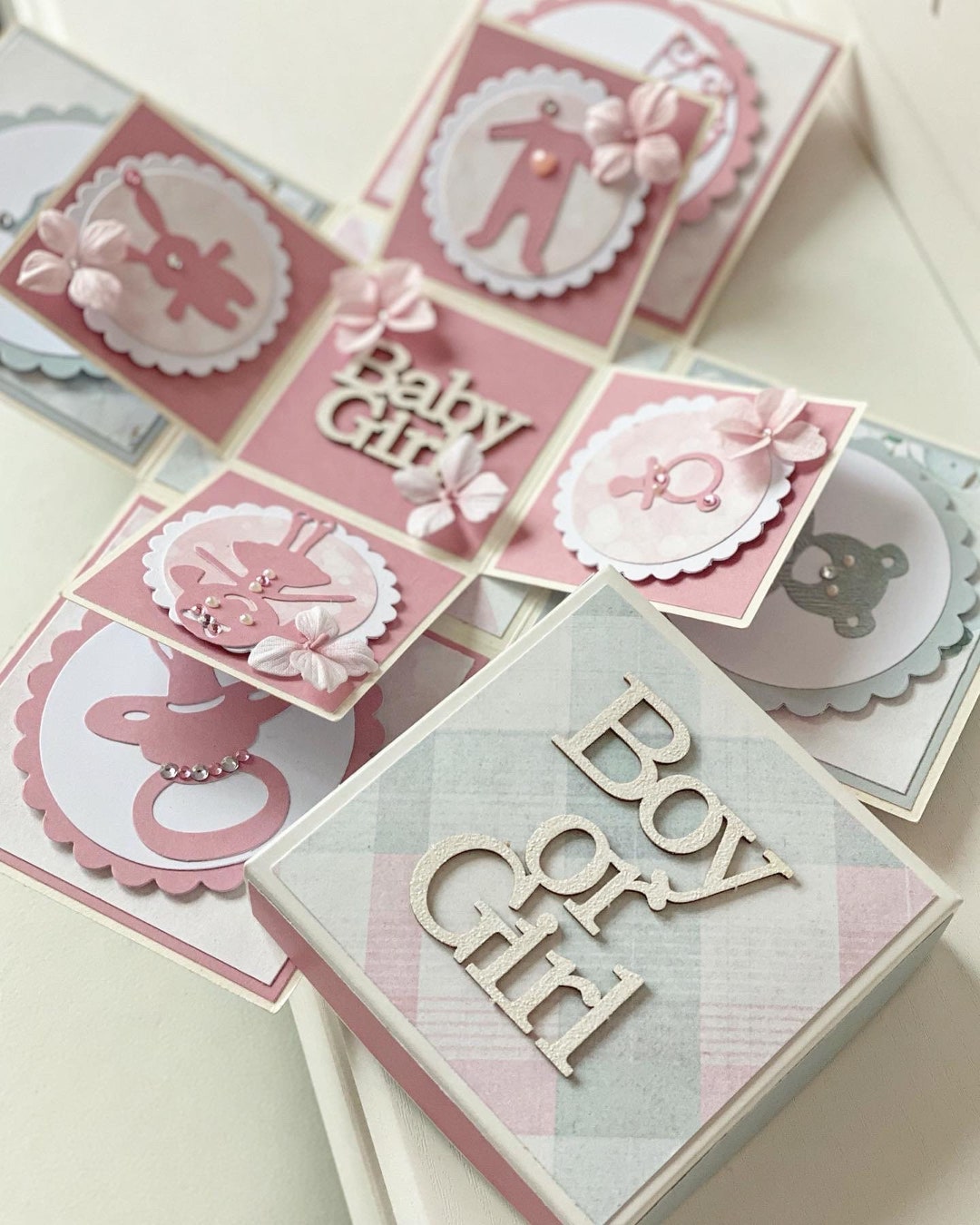 Boy or Girl Greeting Box - Etsy
