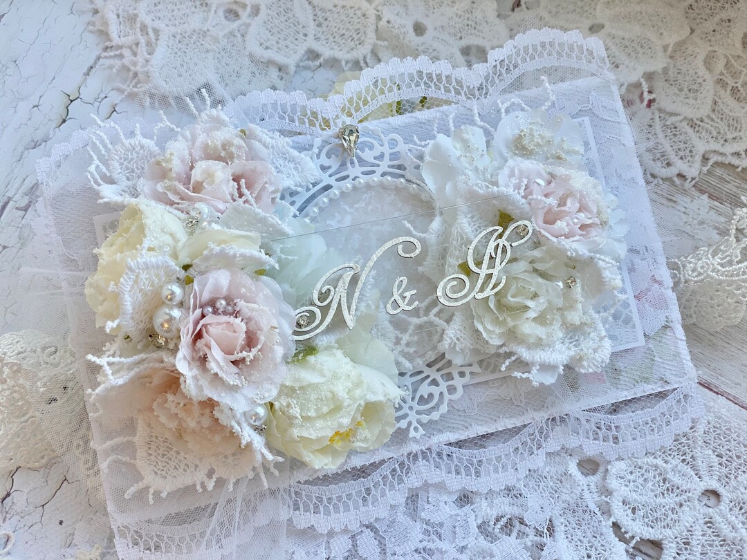 3D Personalized Openable Wedding Invitations, Handmade, Delicate ...