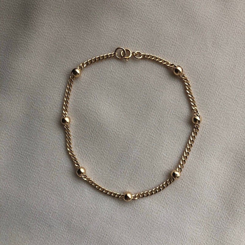 Gold Chain Bracelet - Etsy