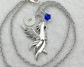 Phoenix necklace | Etsy