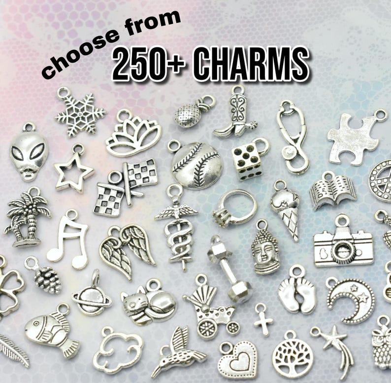 ADD-ON Charms, Choose Your Charms, Customizable Charms, Personalized Charms, Build Your Own ...