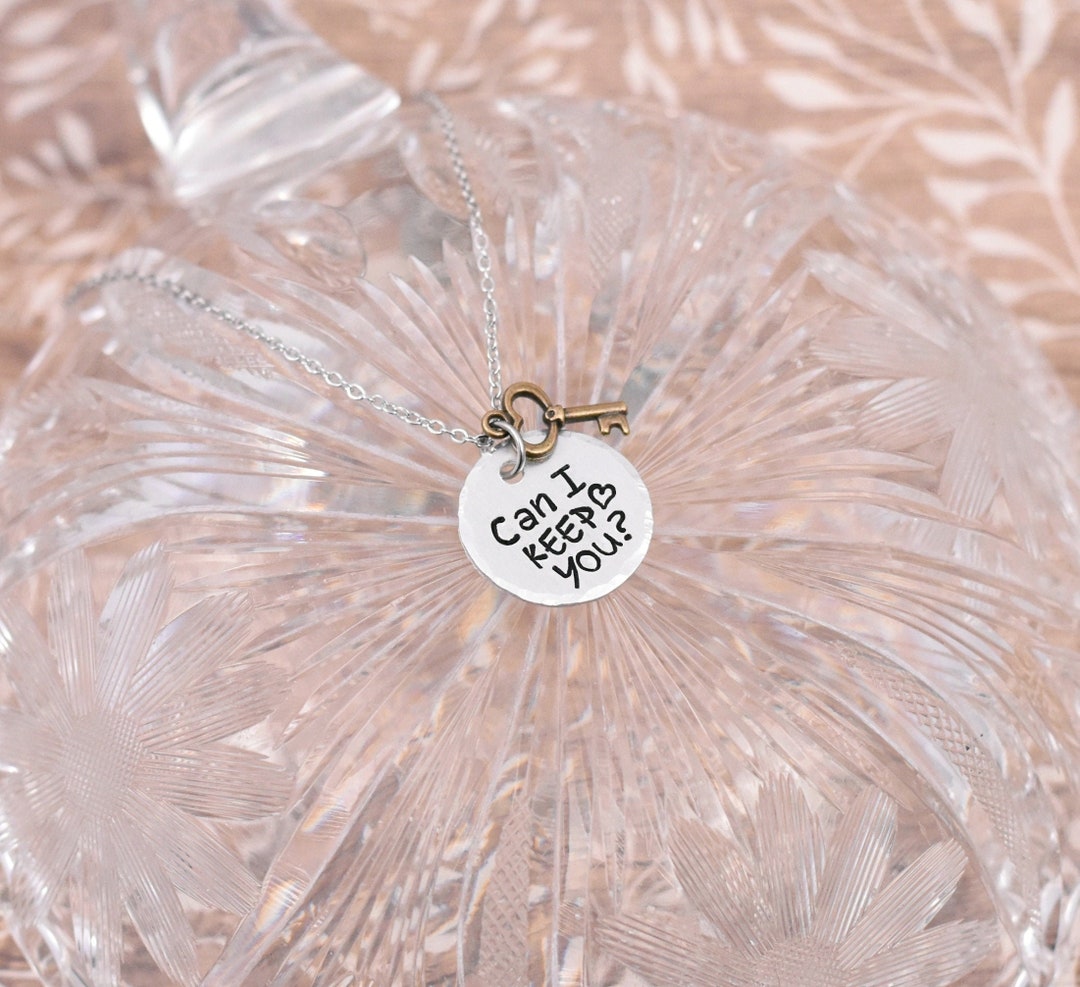 Can I Keep You Necklace, Casper Inspired Necklace Jewelry, Key Charm ...