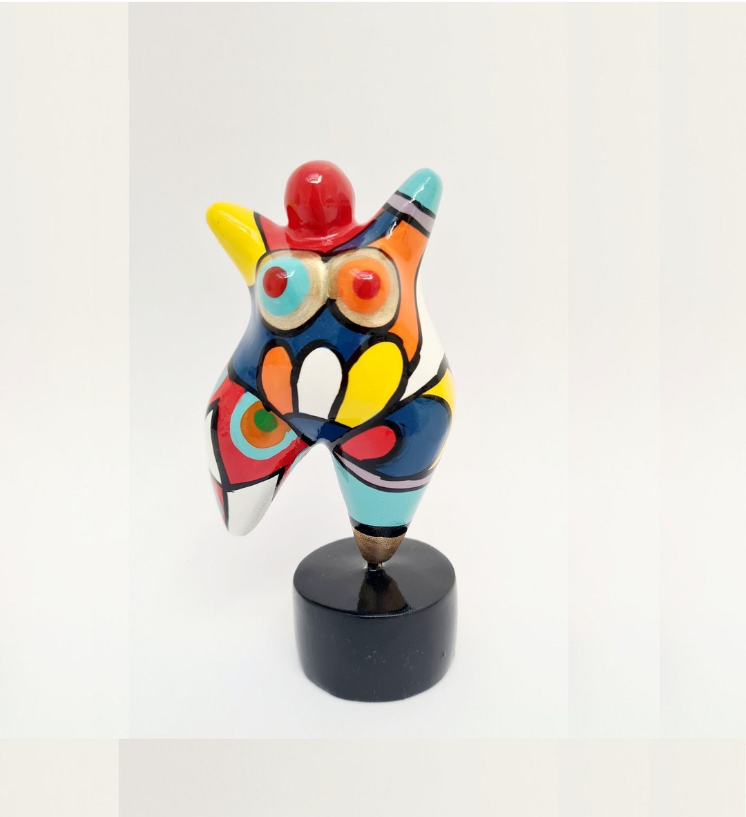 Statue of Dancer Woman nana Multicolored Resin, for Decoration or ...