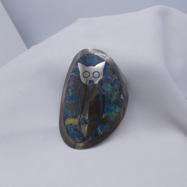 Copper Owl Brooch - Etsy