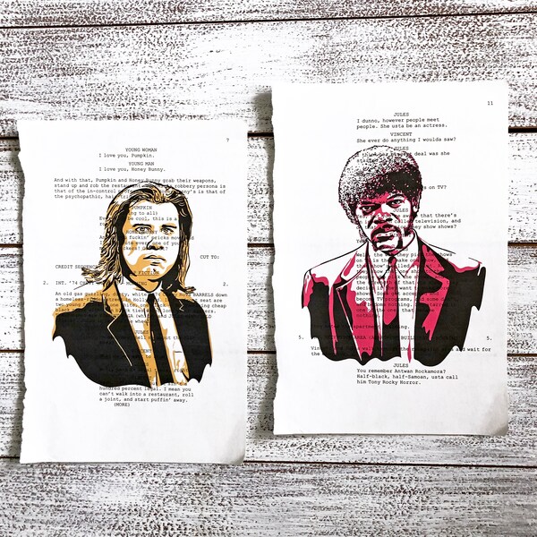 Pulp Fiction Fan Art - Etsy