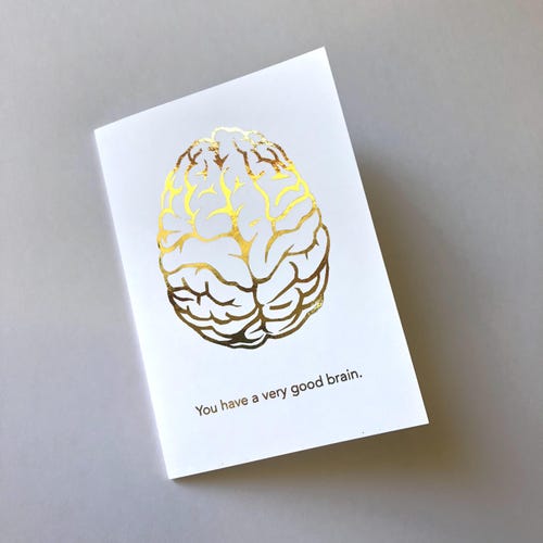 Brain Card Doctor Thank You Brain Cancer Card Brain Surgery - Etsy