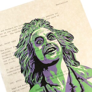 Beetlejuice, Tim Burton, Movie Script, Maitland, Lydia, 80s Movie ...
