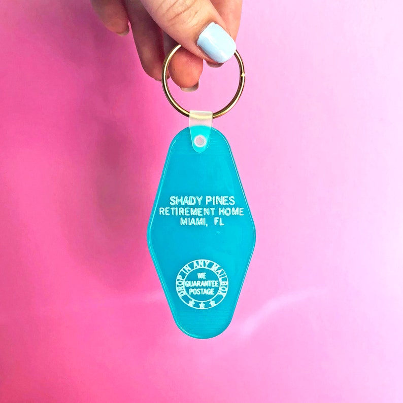 Vintage Inspired Motel Keychain Mean Girls Keychain | Etsy