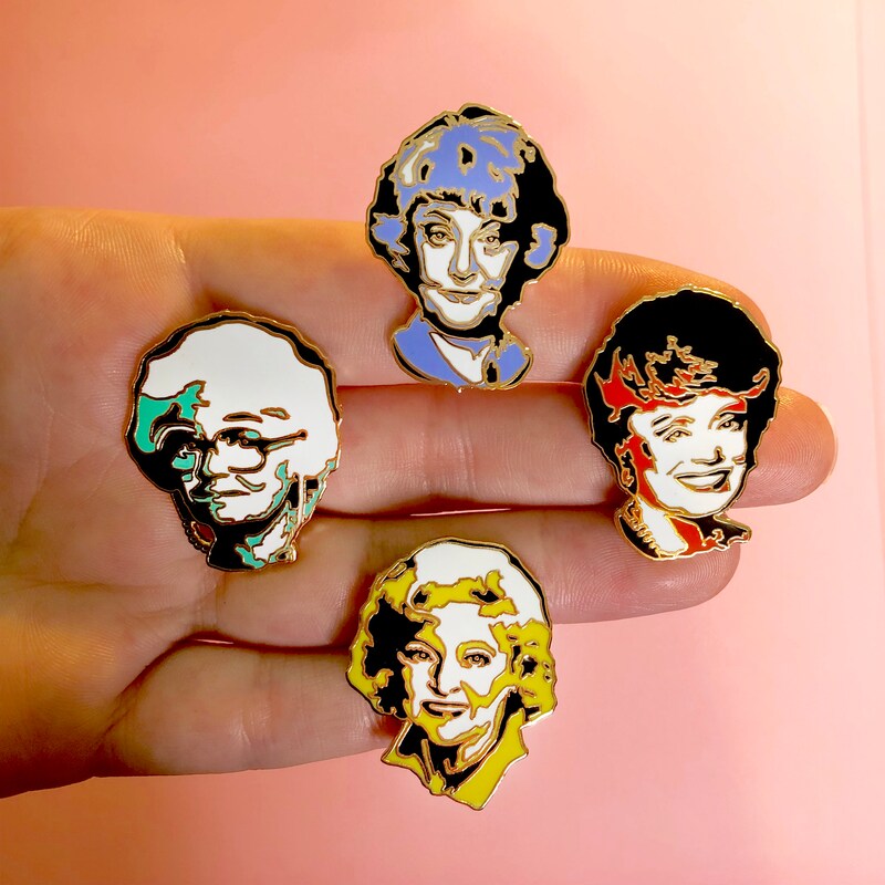 Golden Girls Enamel Pin - Etsy