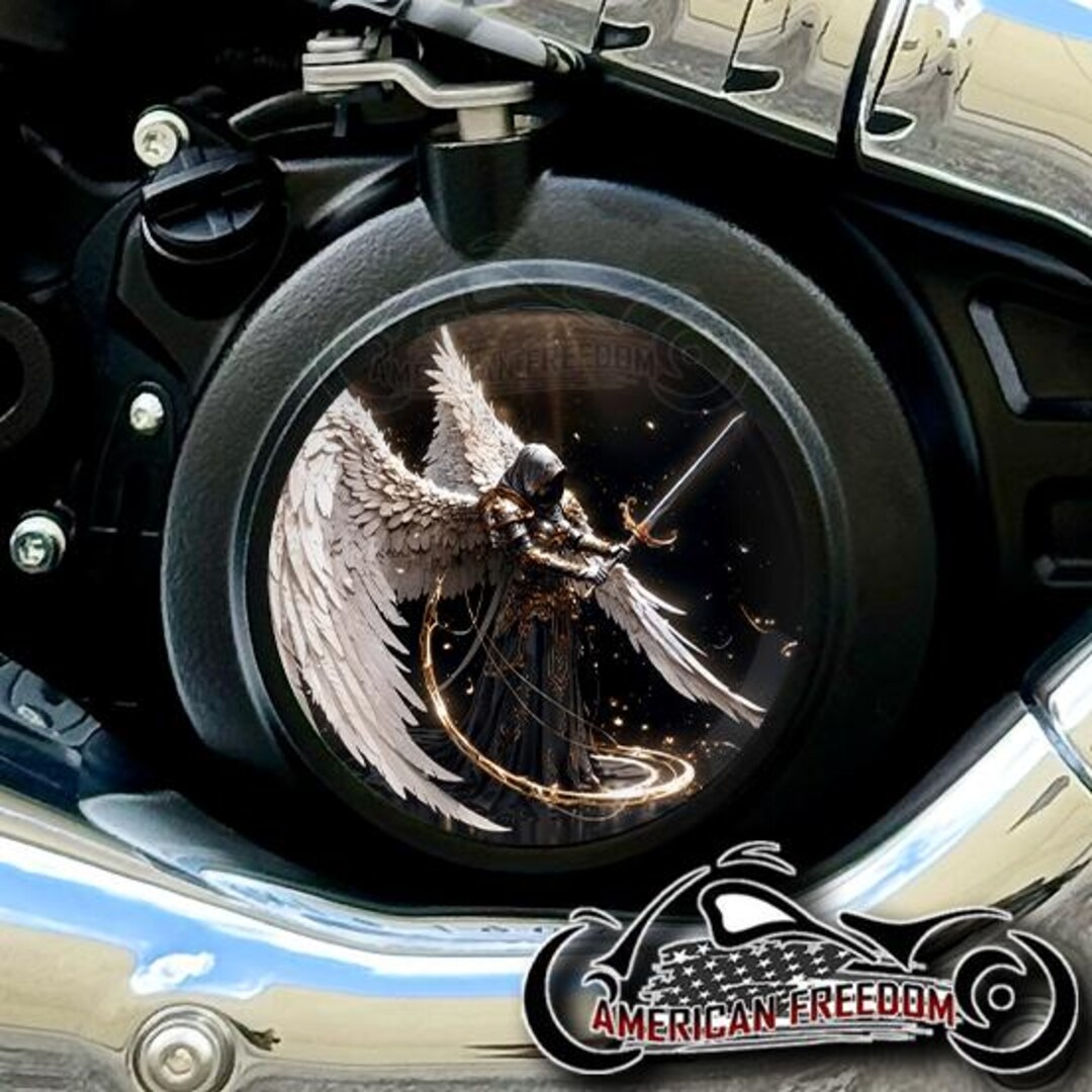 2025+ Indian Motorcycles Scout Custom Derby Cover - Guardian Angel - Etsy