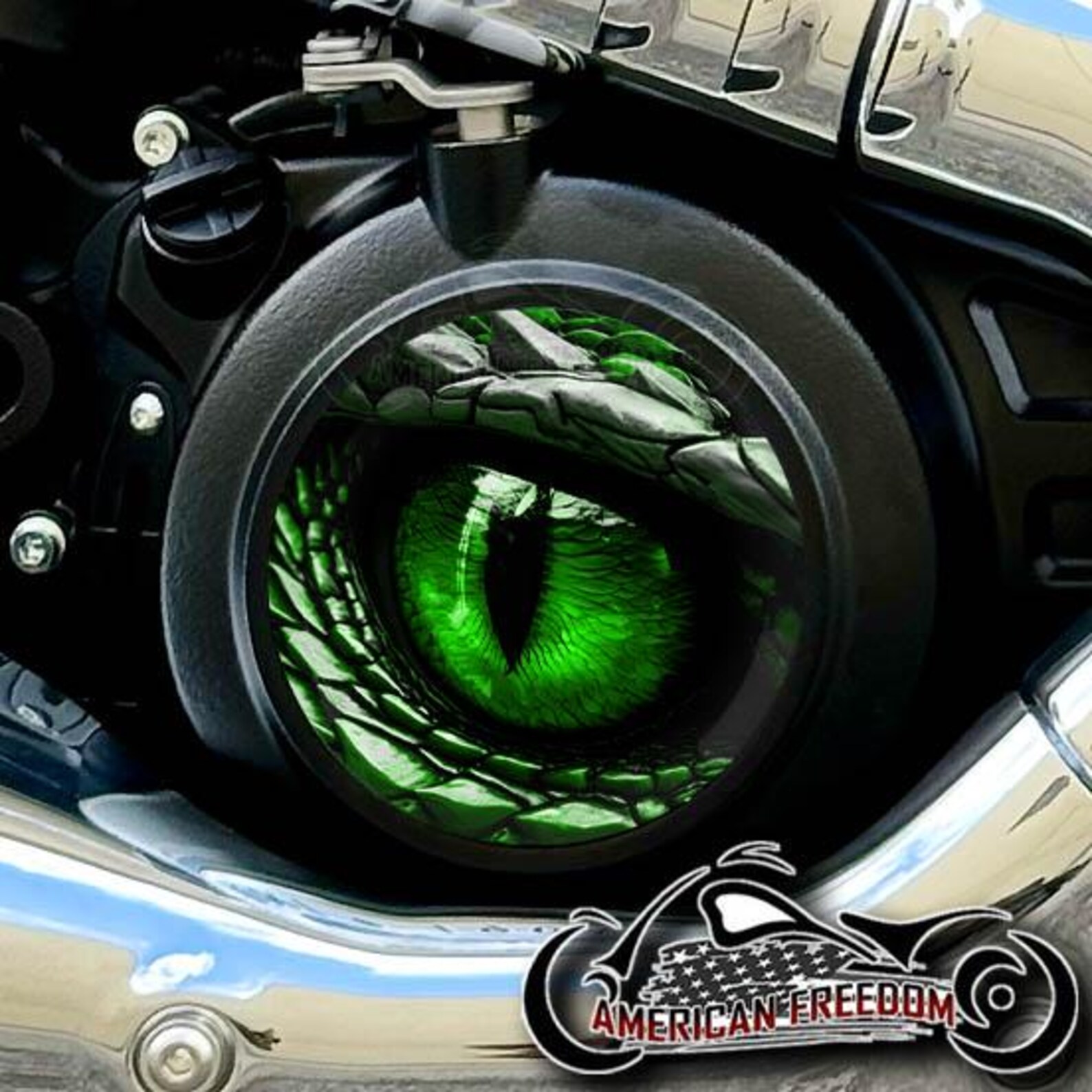2025+ Indian Motorcycles Scout Custom Derby Cover - Dragon Eye Green - Etsy