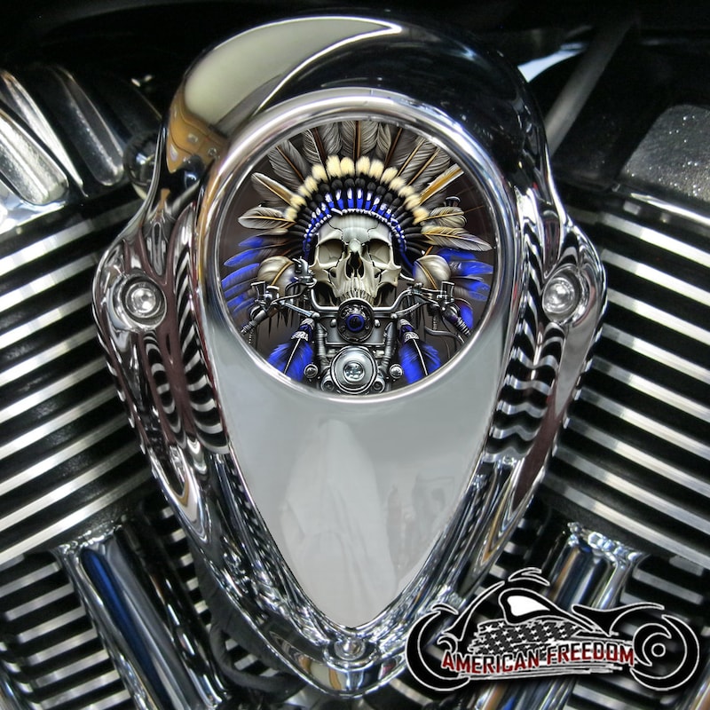 Blue Horns Motorcycle - Etsy