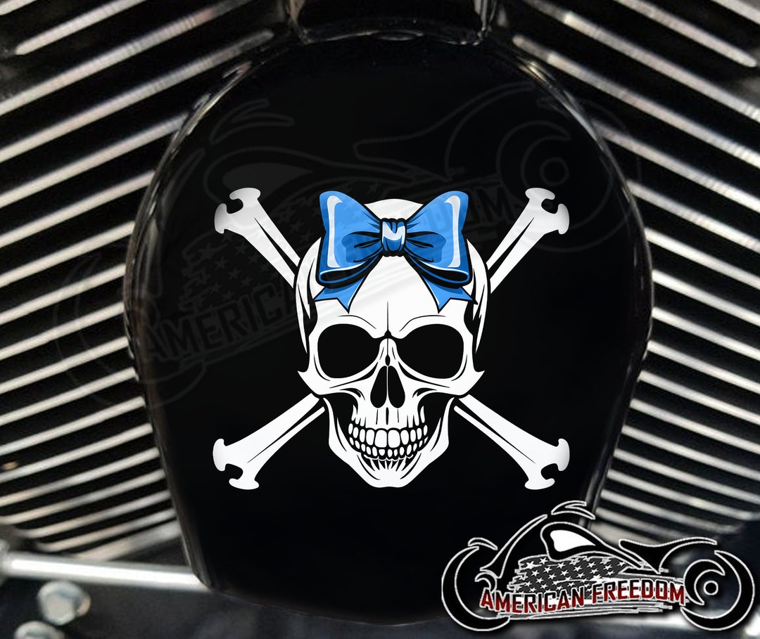 Harley Davidson Custom Made COWBELL HORN COVER- for Big Twin, Twin Cam ...