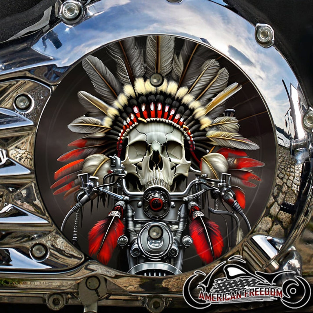Indian Motorcycles 2014-2020 Thunderstroke Custom Derby Cover - Red ...