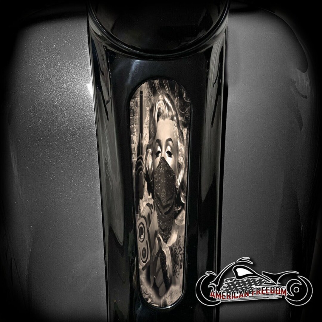 Harley Davidson Custom Made 8 Inch Dash Insert for Street Glide & Road ...