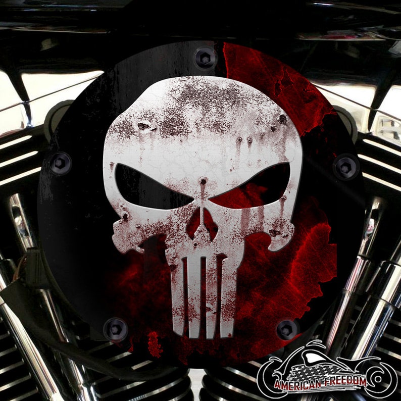 Harley Davidson Custom High Flow Round Air Cleaner Cover & - Etsy